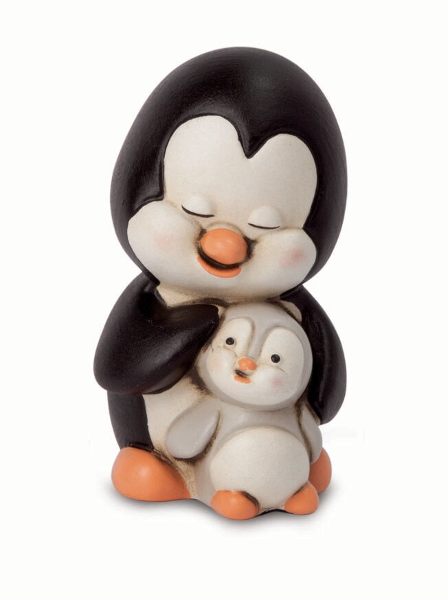 Фигурка керамическая пингвины мама с малышом Ping e Pong EGAN Италия