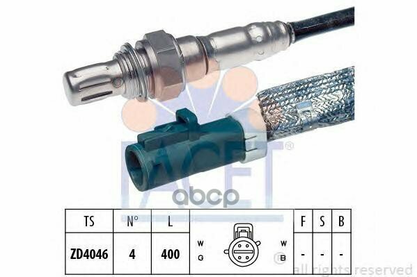 Лямбда-зонд FORD B-MAX 1.4 Facet арт. 107685