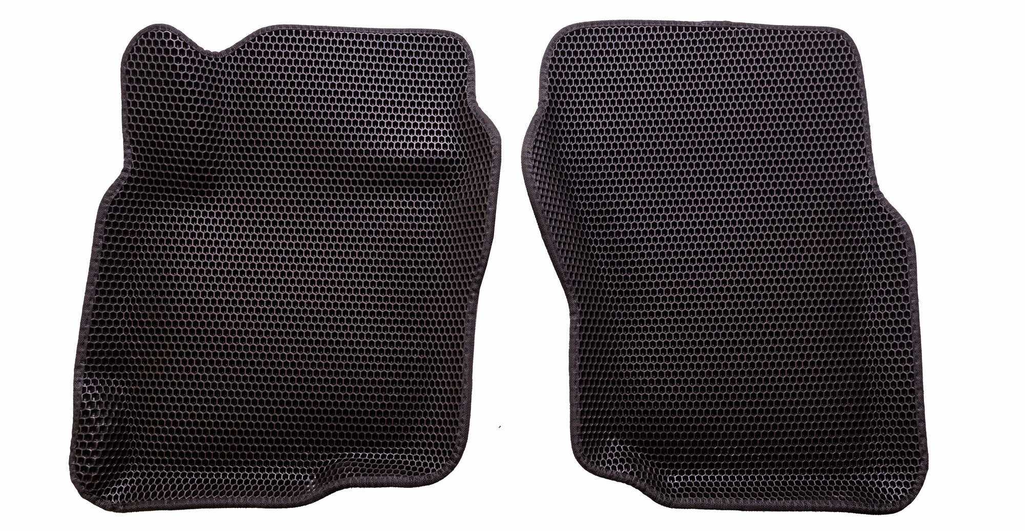 Mitsubishi Outlander III. Передние 3D ковры. Цвет: Черный. Митсубиши Аутлендер 3 3D EVA с бортами