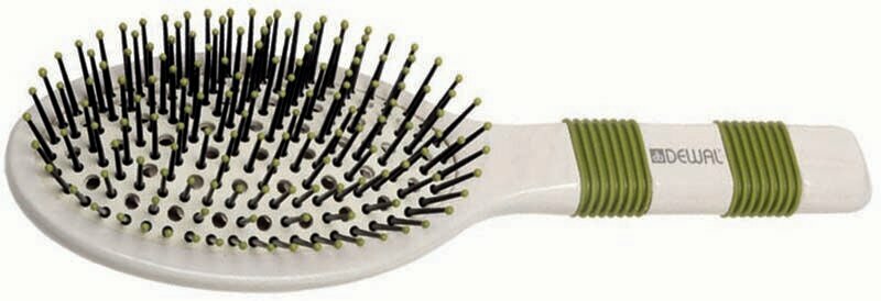 Расческа продувная для волос массажная DEWAL PRO NATUREL BRN160 (13 рядов)