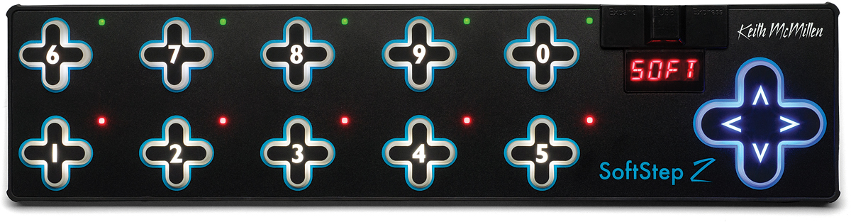 Foot controller Keith McMillen SoftStep2 K-712 - USB MIDI foot controller with gesture-sensitive pads registering pressure and position