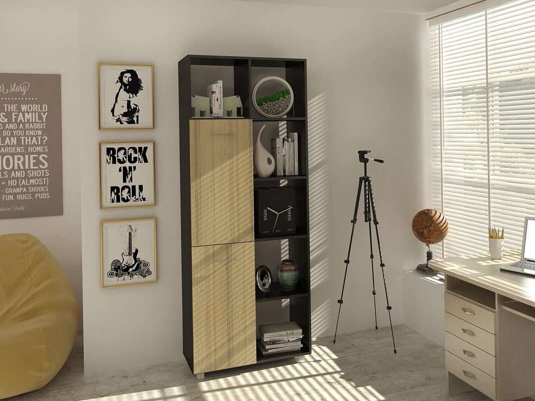 Стеллаж МебельЛэнд24 Рекорд - 2.1 80x36x210