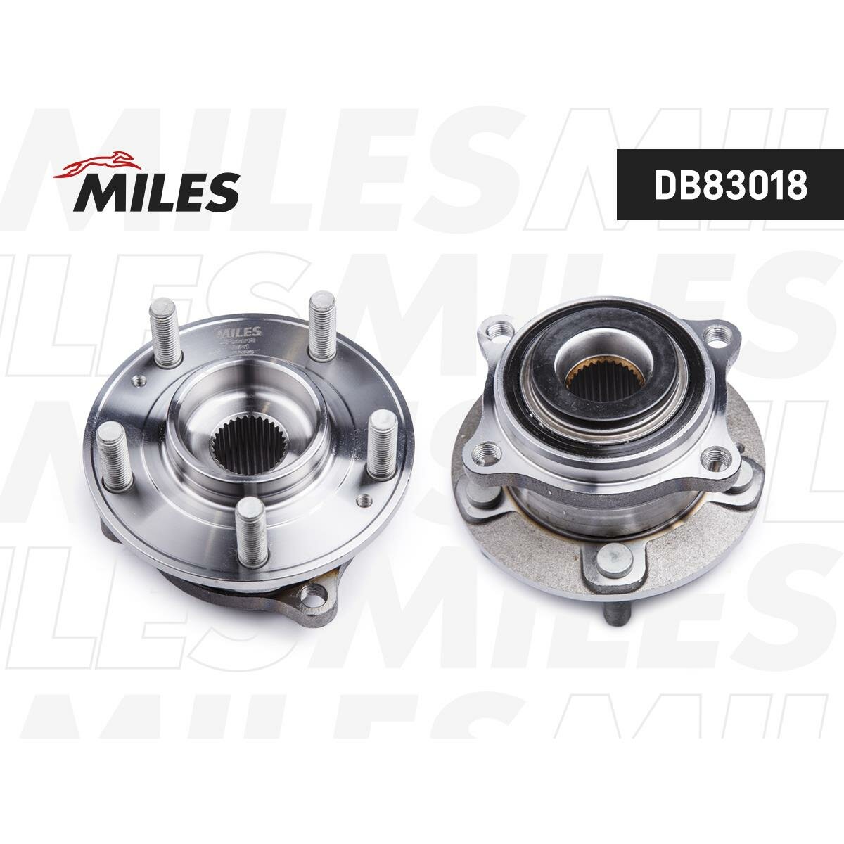 Ступица с подшипником HYUNDAI SANTA FE I-II/IX55/KIA SORENTO III 06- пер./зад. MILES DB83018