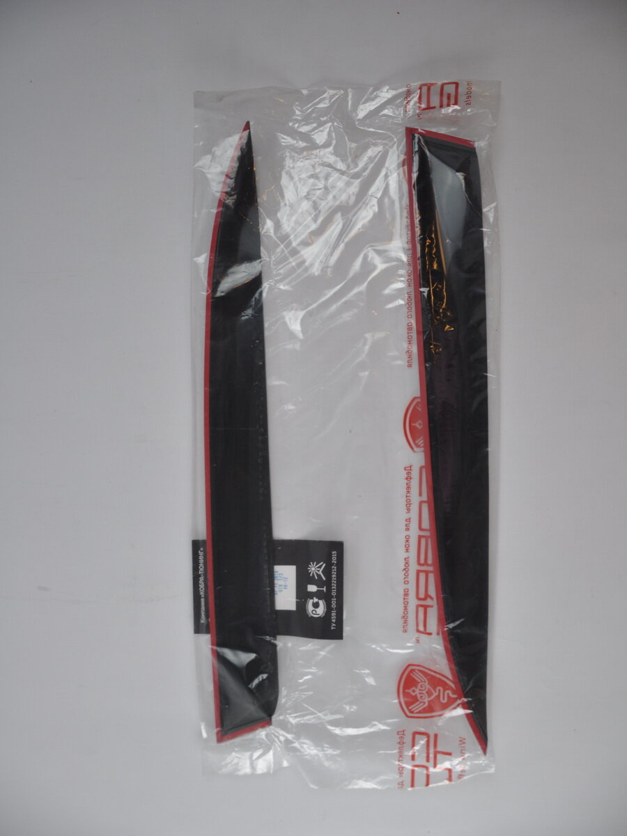 Дефлекторы окон для Kia Ceed I Hb 3d 2007-2012 третья часть "CT"