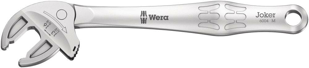 Ключ гаечный рожковый WERA 6004 Joker M с самонастройкой, 13-16 x 188 мм 020103