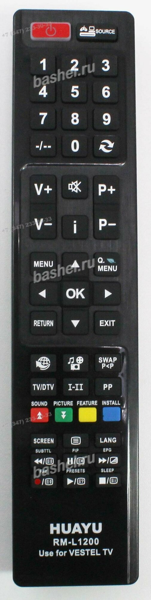 UNIVERSAL VESTEL RM-L1200, Пульт ДУ