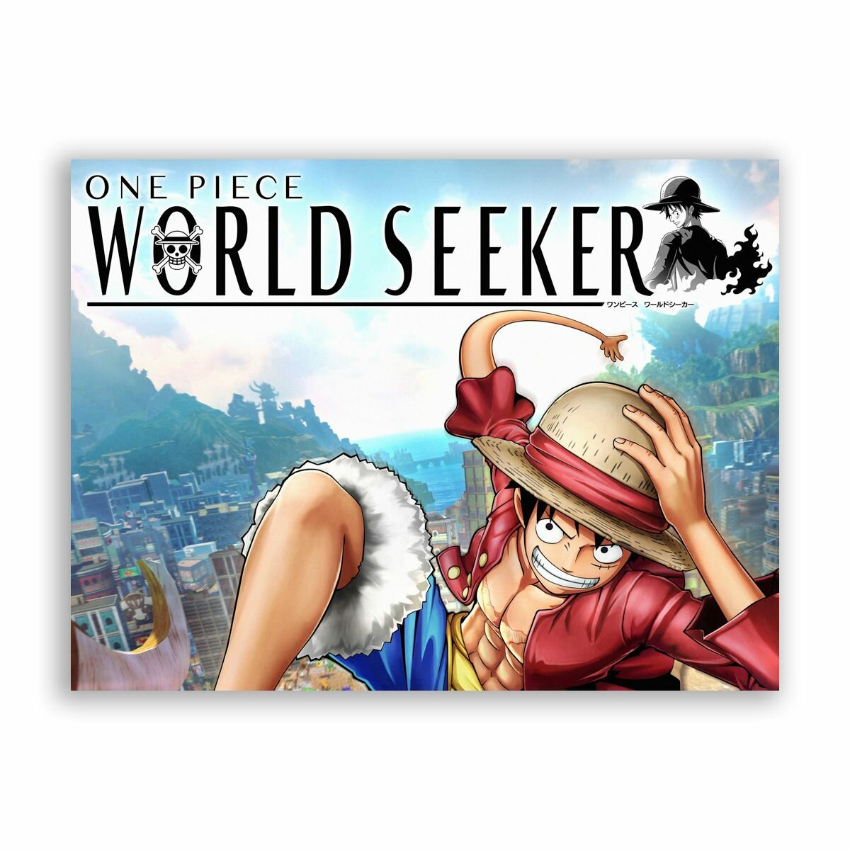 Постер, плакат на бумаге / World Seeker - Ван-Пис / Размер 30 x 40 см