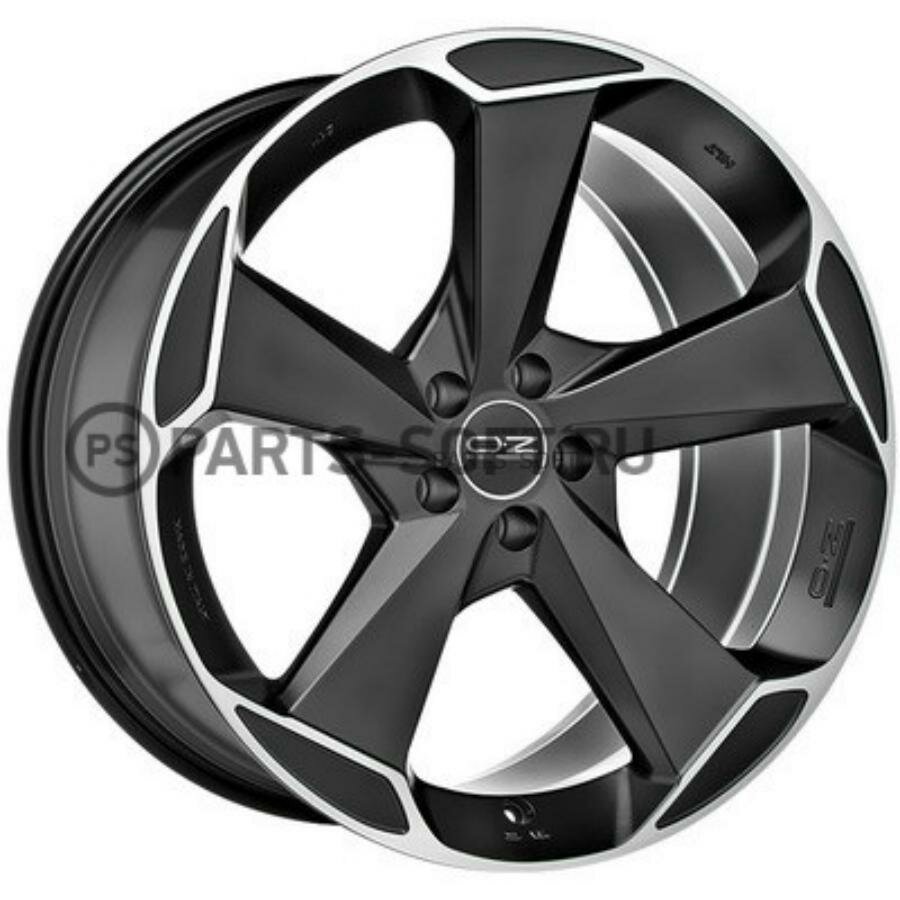 OZ WHS146888 9x21/5x112 ET50 D79 Aspen HLT Matt Black + Diamond Cut