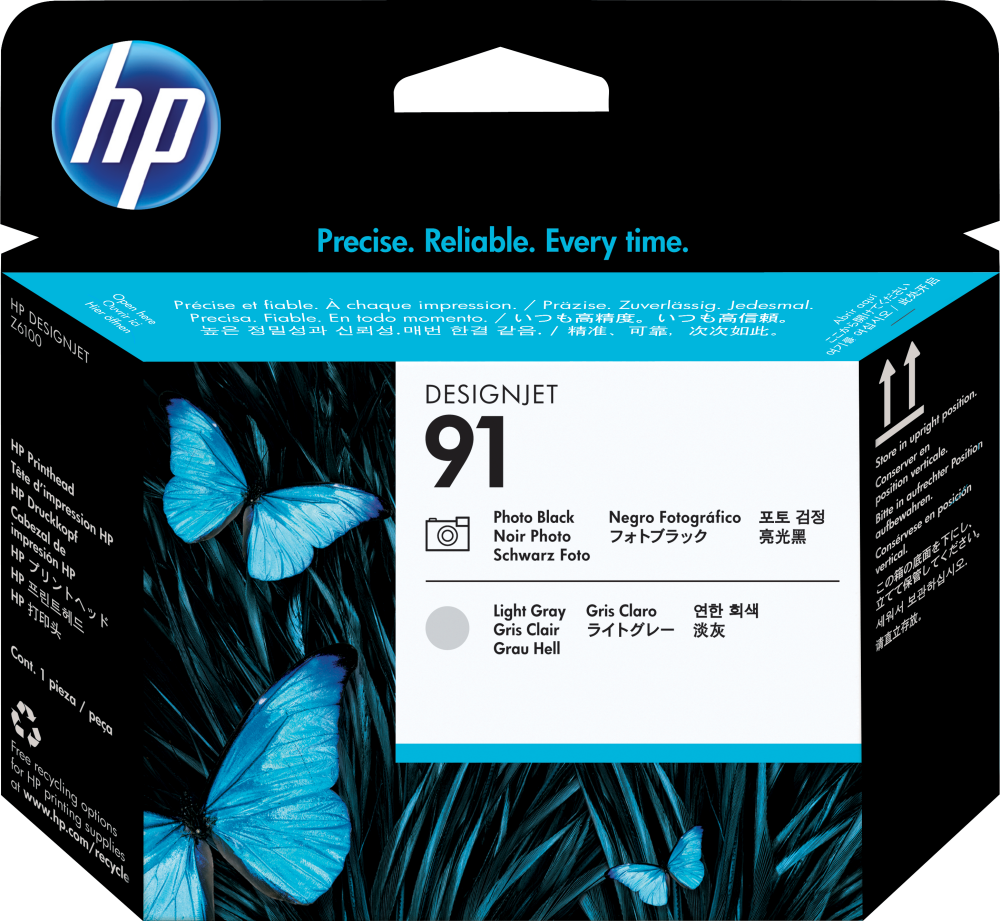 Печатающая головка HP (№91) Photo Black/Light Grey (C9463A)