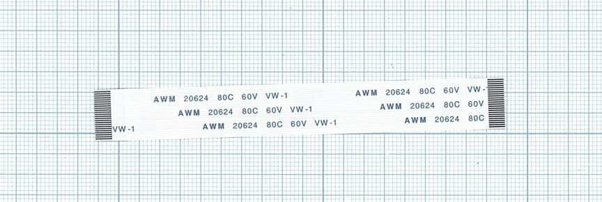 Шлейф универсальный 24pin, шаг 0.8мм, длина 10см