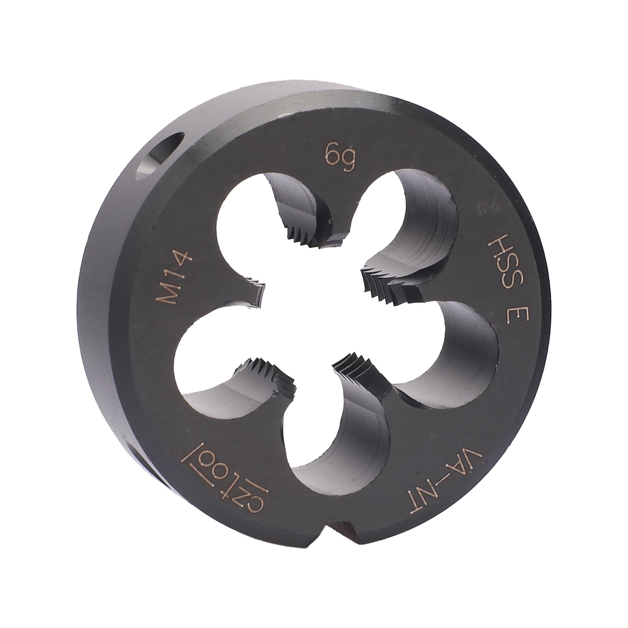 Плашка с стружколомом Bucovice Tools М14х2,0 HSSE-VA-NT DIN EN 22568 6g 38х14мм 301140