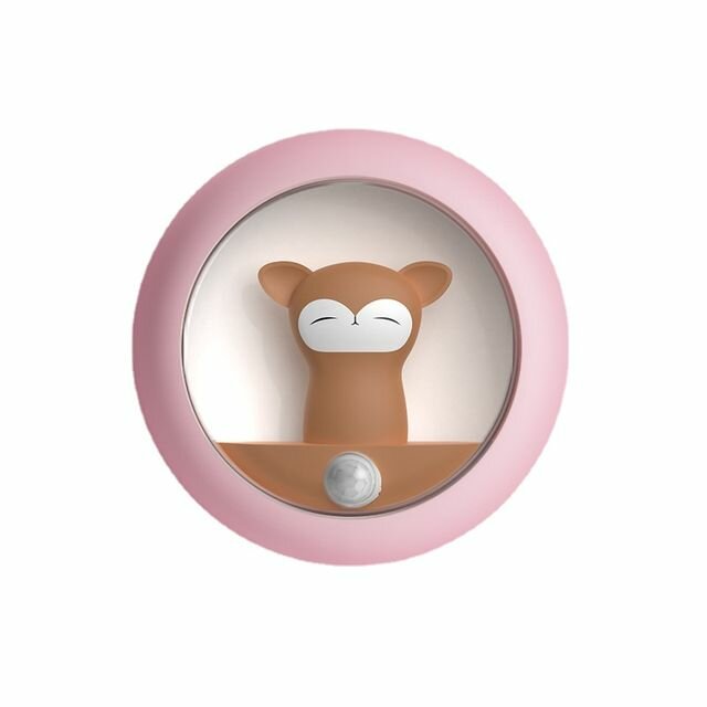 Светодиодный ночник светильник с датчиком движения на аккумуляторе c mini USB