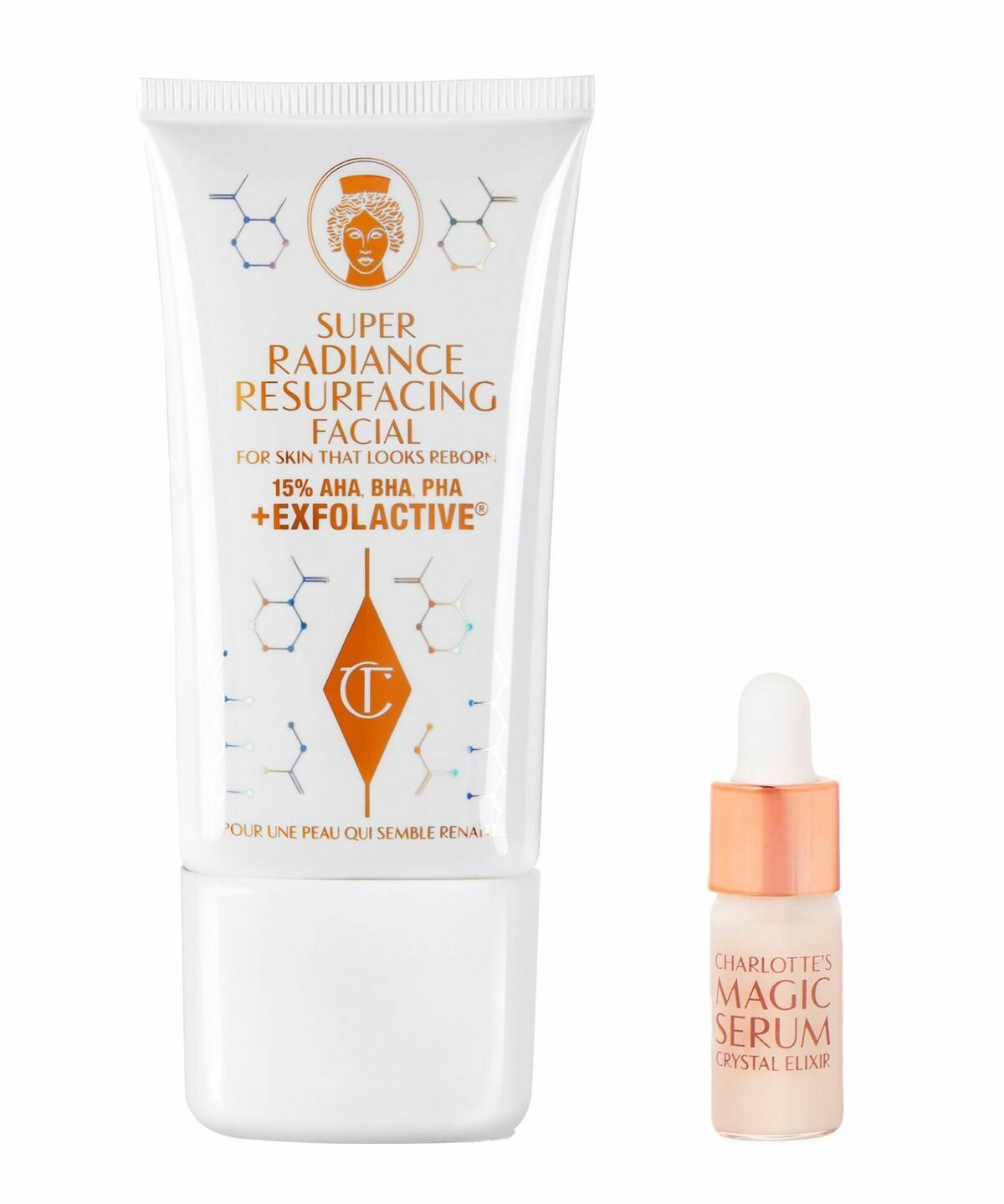 Восстанавливающее средство Charlotte Tilbury - Super Radiance Resurfacing Facial