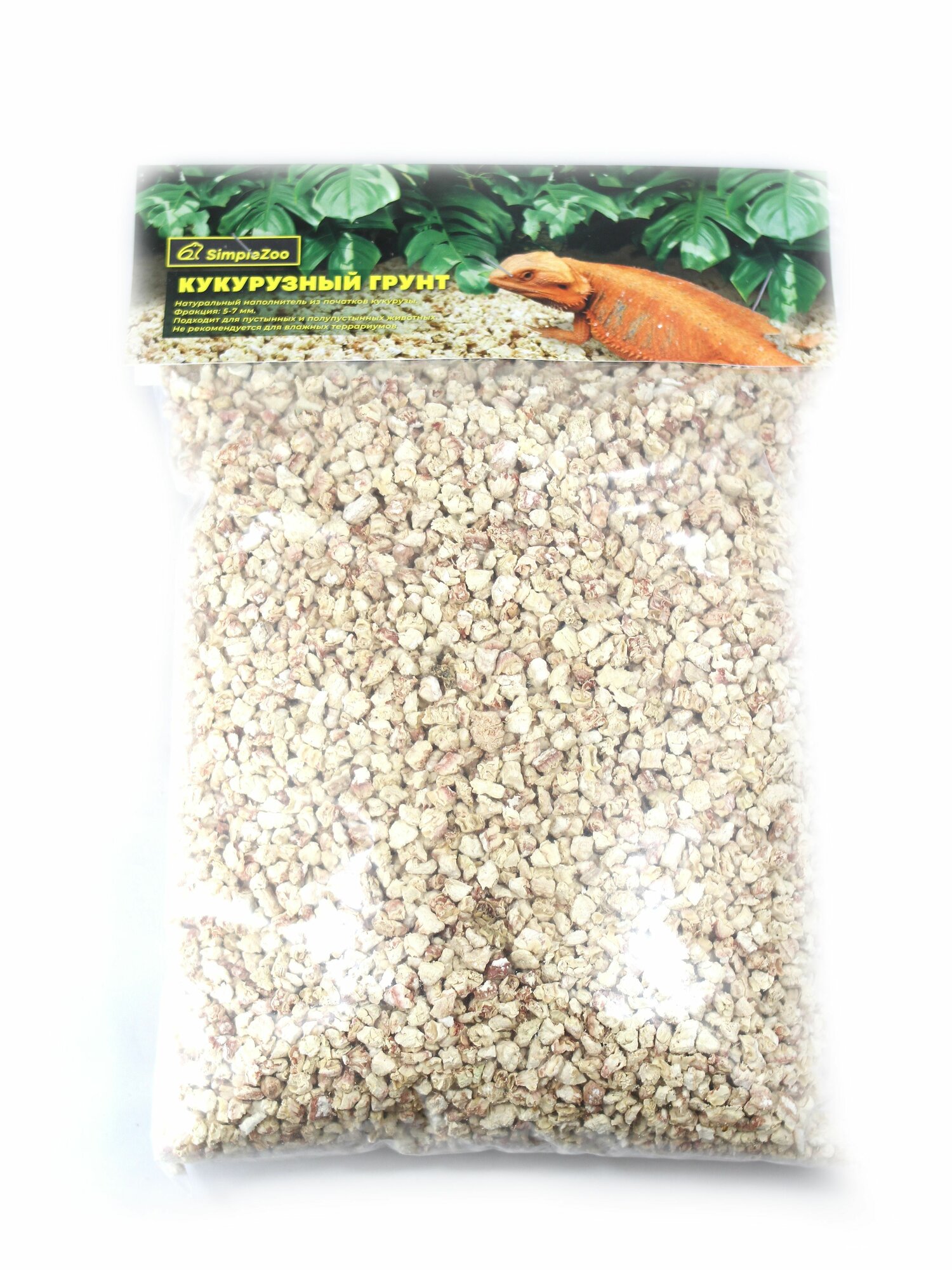 Грунт для рептилий, террариума, черепах, змей кукурузный , 9 л
