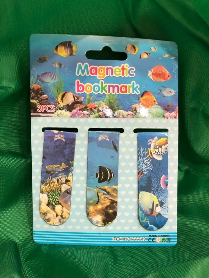 Закладка магнитная 3 шт
