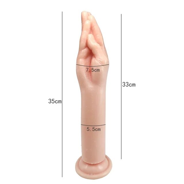 Рука на присоске Huge dildo 33 см телесный