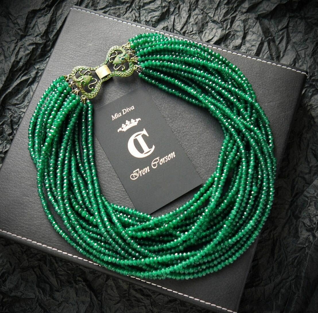 Бусы, кварц