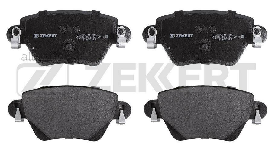 ZEKKERT BS-2838 Колодки торм. диск. задн. Ford Mondeo III 00- Jaguar X-Type (X400) 01- Renault Kangoo 00- Kangoo