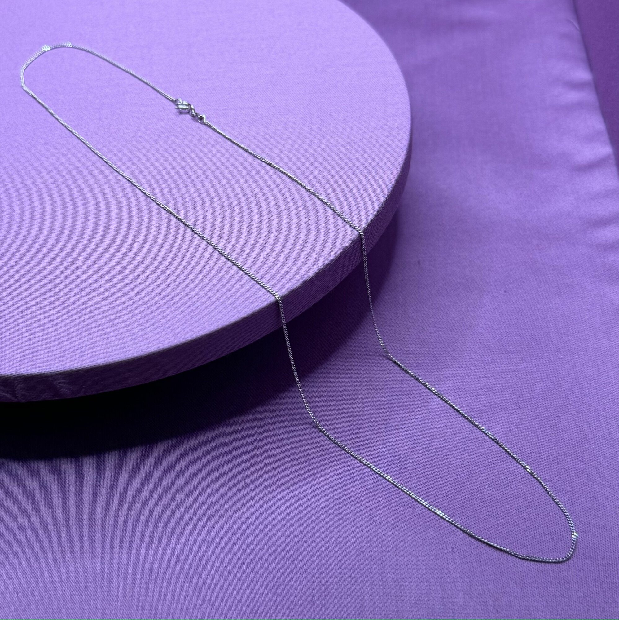 Цепь серебро, 925 проба, родирование