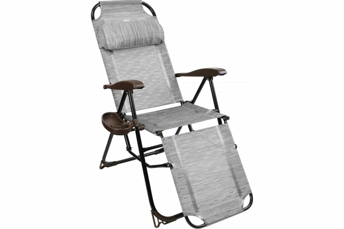 Шезлонг Ника КШ3/4 82х59х116 см bamboo