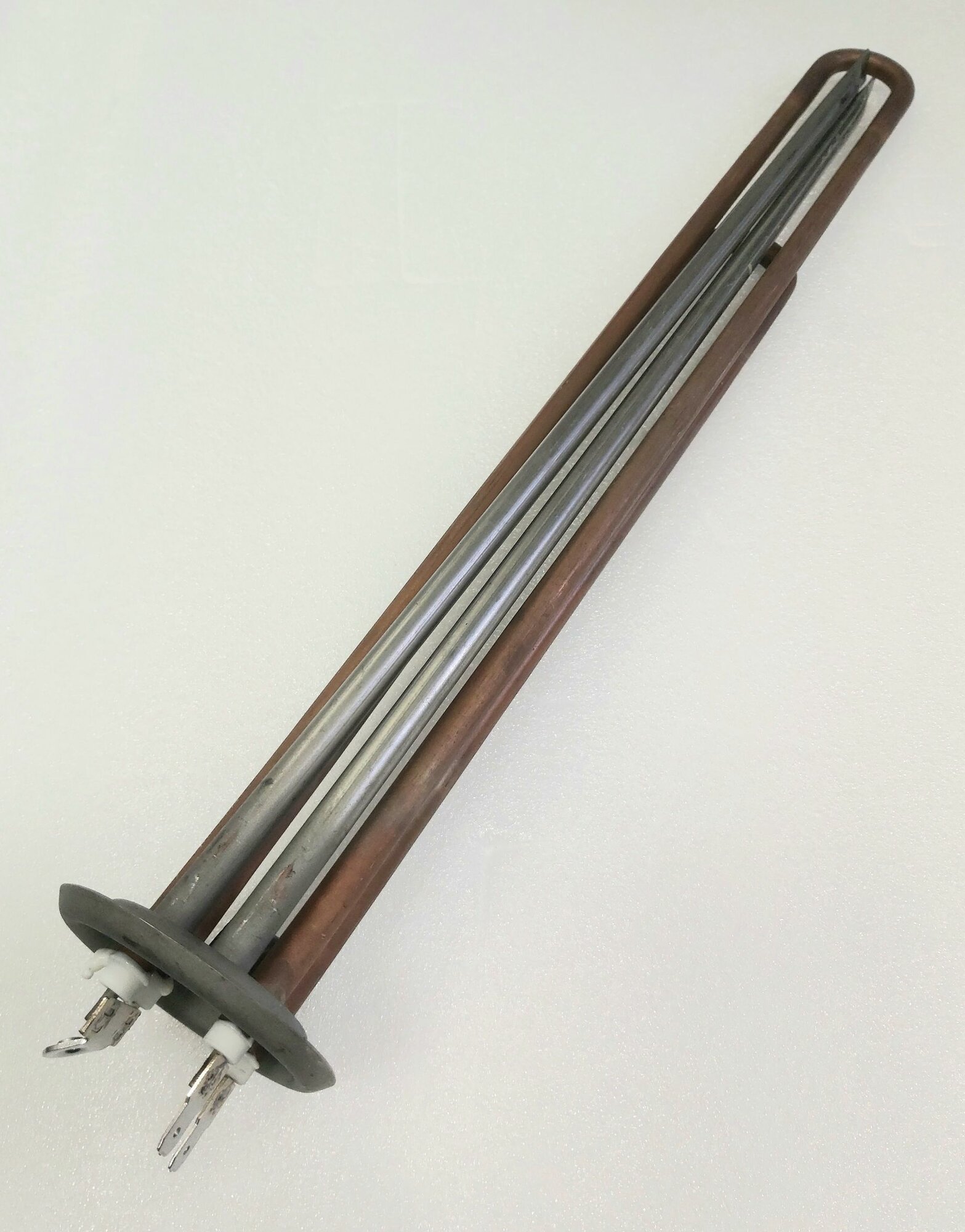 ТЭН 2500w(1500+1000) для водонагревателя Аристон Shuttle Шатлл RF64мм медь 2фастон+М4