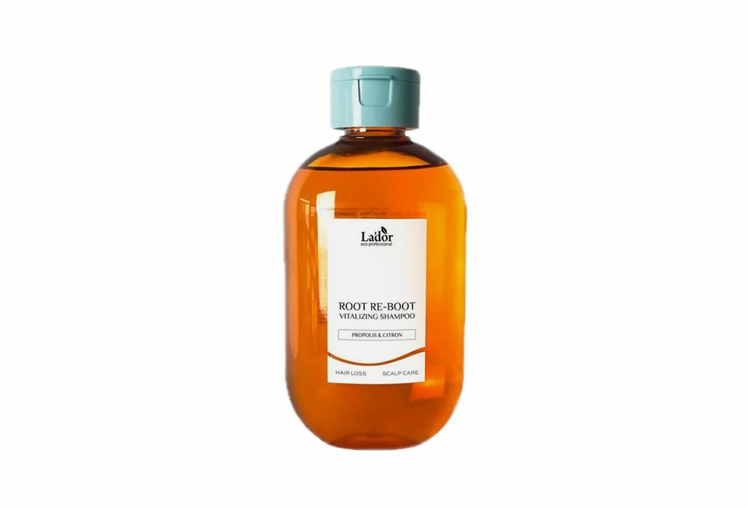 LADOR Шампунь для восстановления корней волос Root Re-Boot Vitalizing Shampoo Propolis&Citron