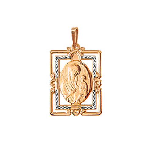 Подвеска, красное золото, 585 проба