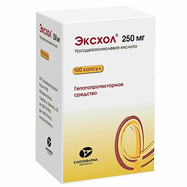 Эксхол капсулы 250мг 100шт