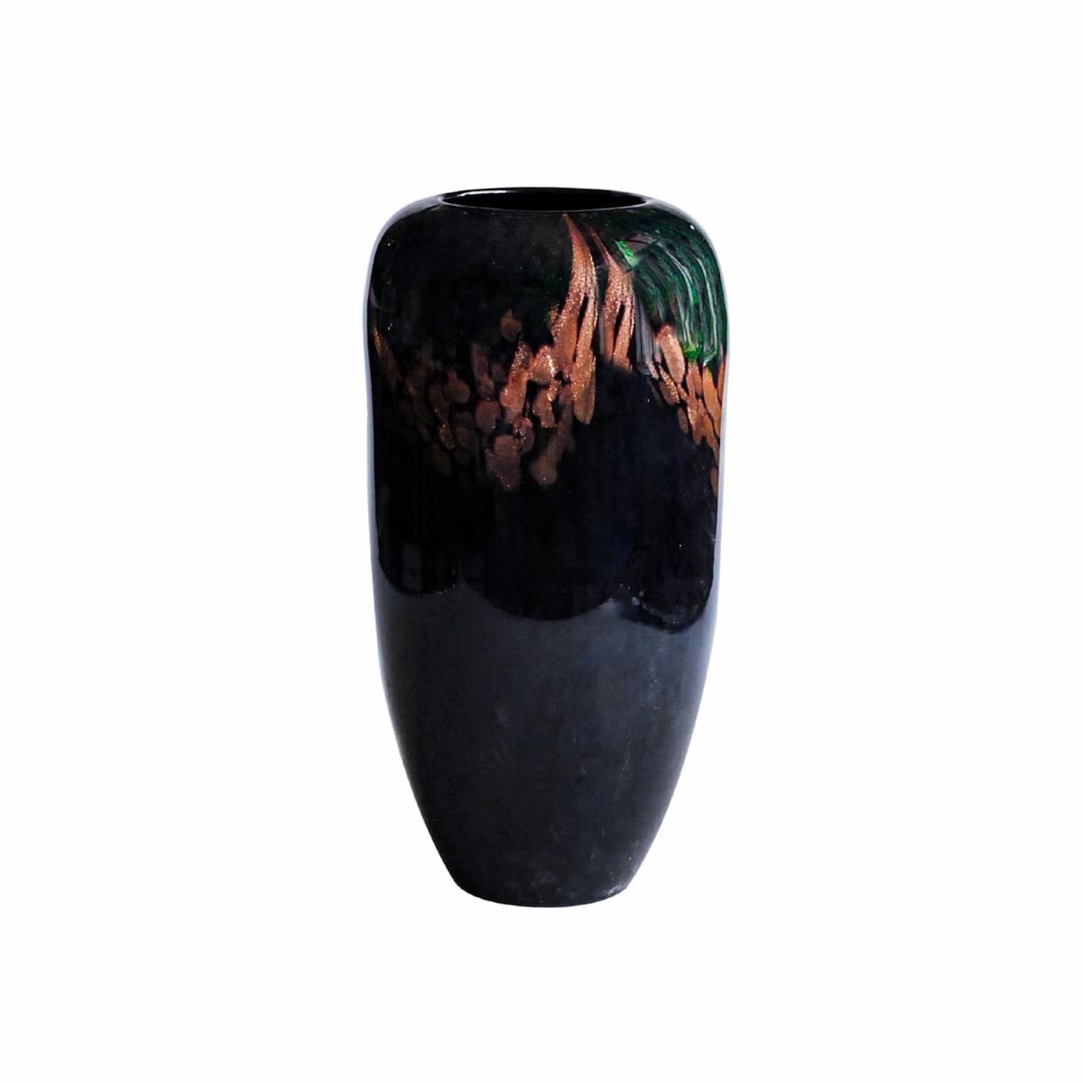 Стеклянная ваза для цветов Gipfel Dallas 43158 34х18 см, черная