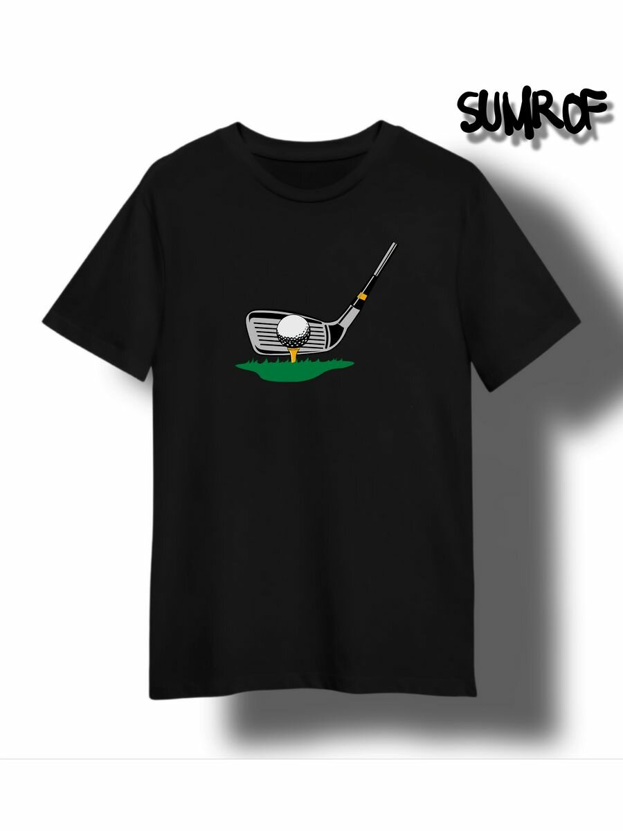 Футболка гольф golf клюшка