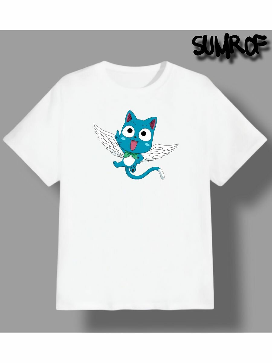 Футболка Хвост феи кот Хэппи