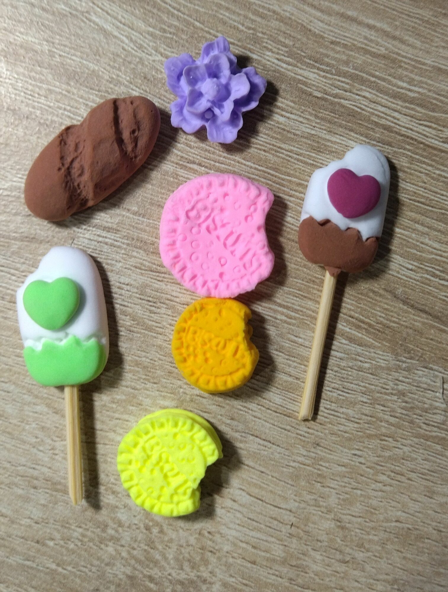 Набор миниатюр для ватной игрушки, куклы, 7 шт