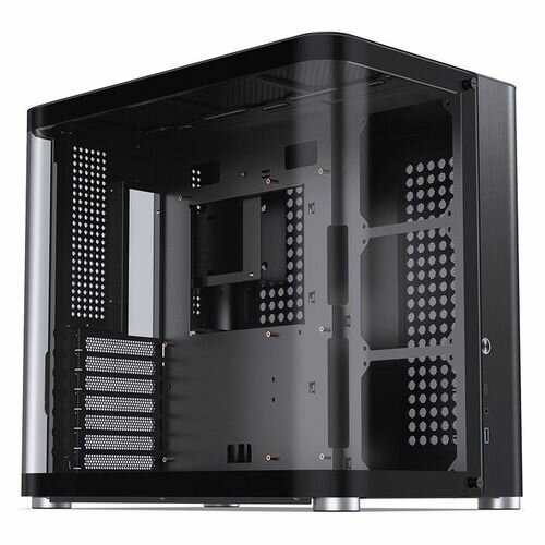 Корпус miniITX JONSBO TK-2 2.0, Midi-Tower, без БП, черный [tk-2 2.0 black]