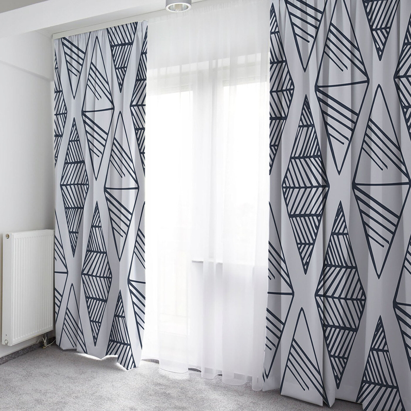 Шторы (фотошторы) из габардина, 290х240 см, Good Room