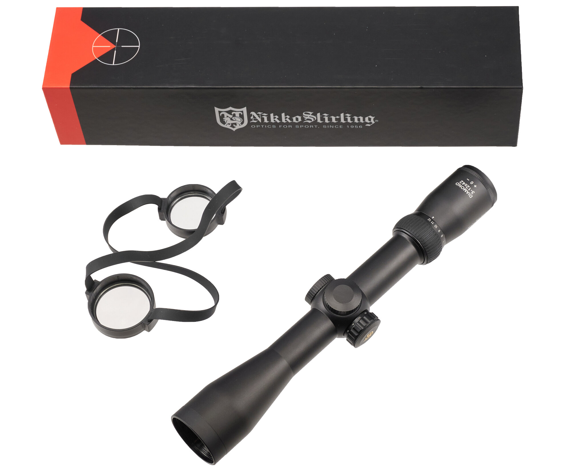 Оптический прицел Nikko Stirling Diamond 3-12x42 (No 4 Dot, 30 мм, с подсветкой)