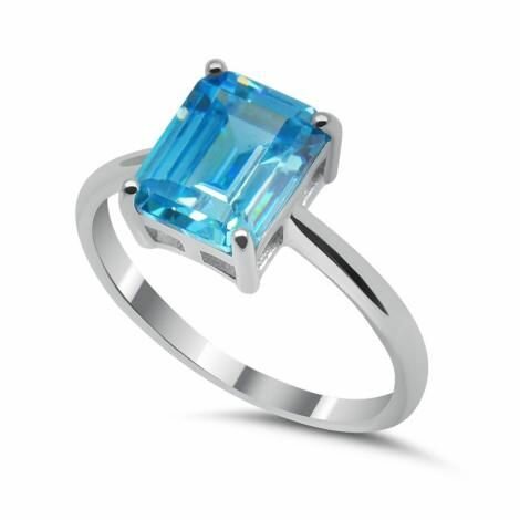 Кольцо, серебро, 925 проба, фианит