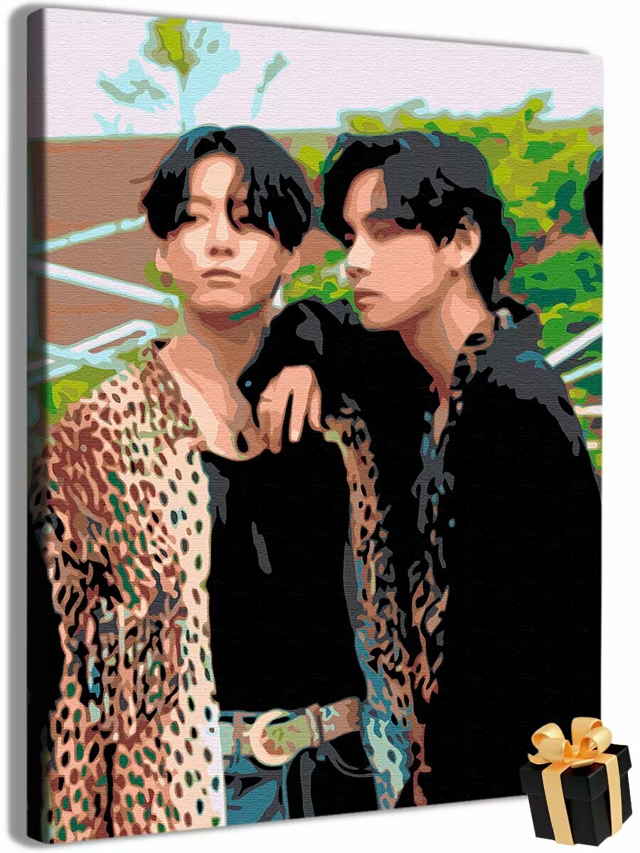 Картина по номерам BTS