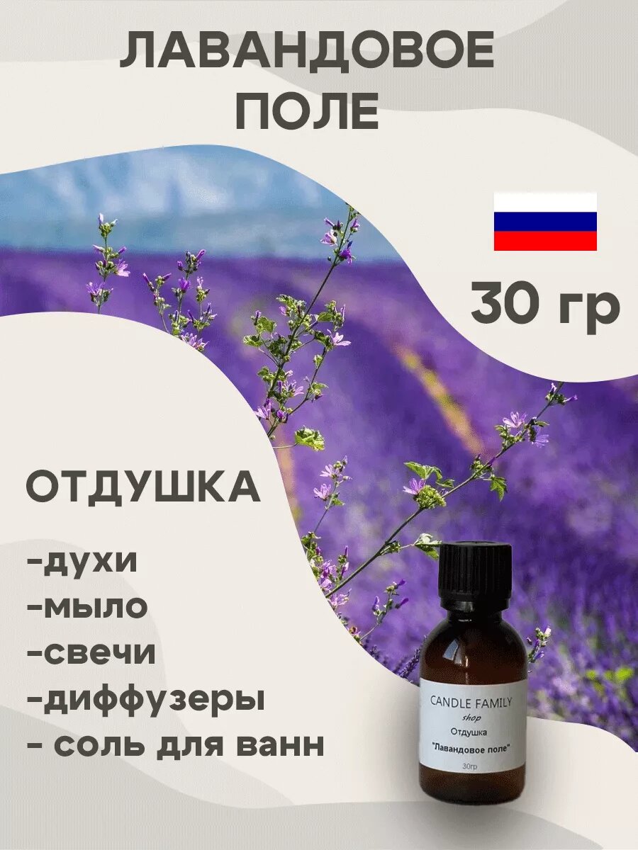 Отдушка для свечей и мыла. Ароматизатор косметический