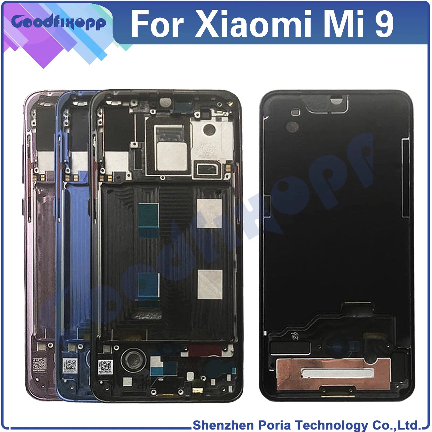 Рамка для Xiaomi Mi9 Mi9T Mi9SE Mi9Pro Media Case, передняя рамка, рамка для экрана, средняя рамка для Xiaomi Mi 9 SE 9 Pro 9T Mi9 Pro Black