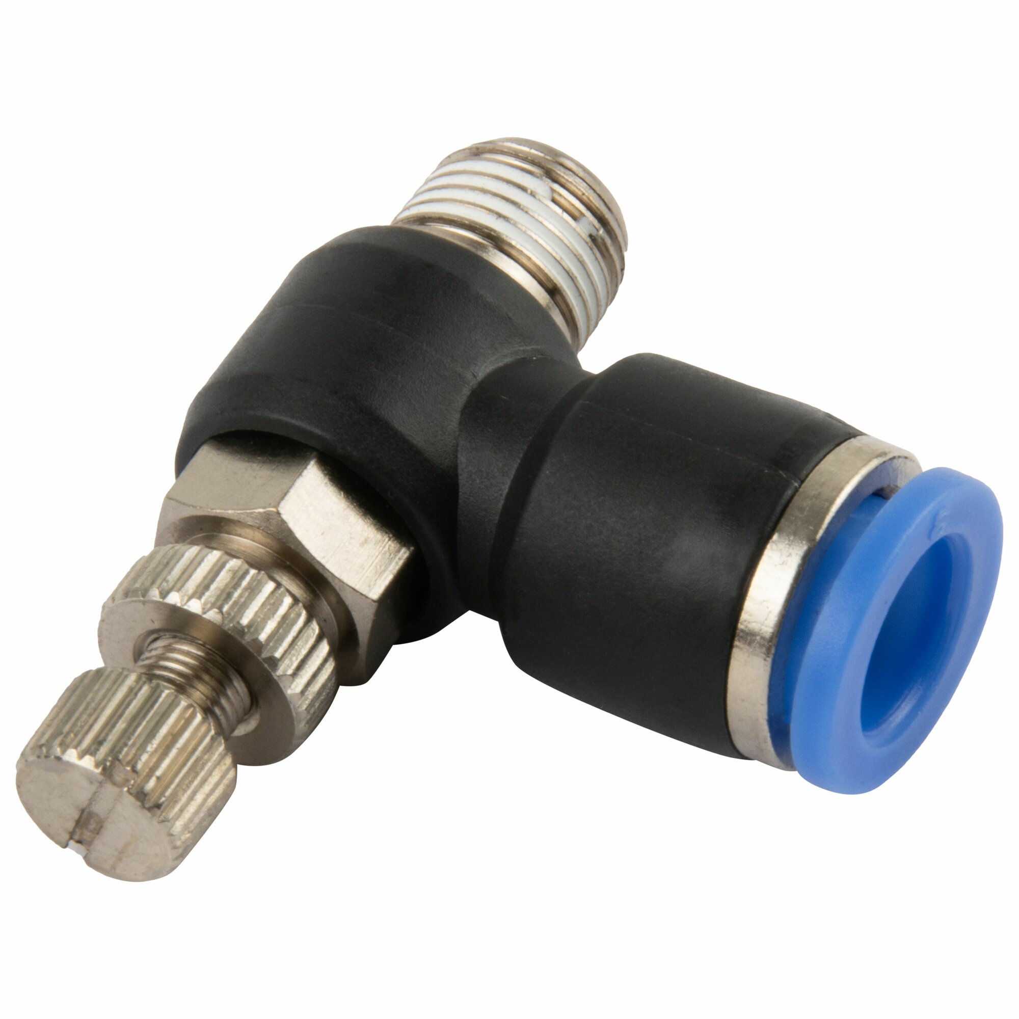 Фитинг цанговый с дросселем наружная резьба R1/8" HARRISON HRS-NSE601