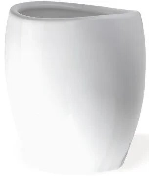 Стакан для зубных щеток Stil Haus Zefiro 653(BI) настольный, белый