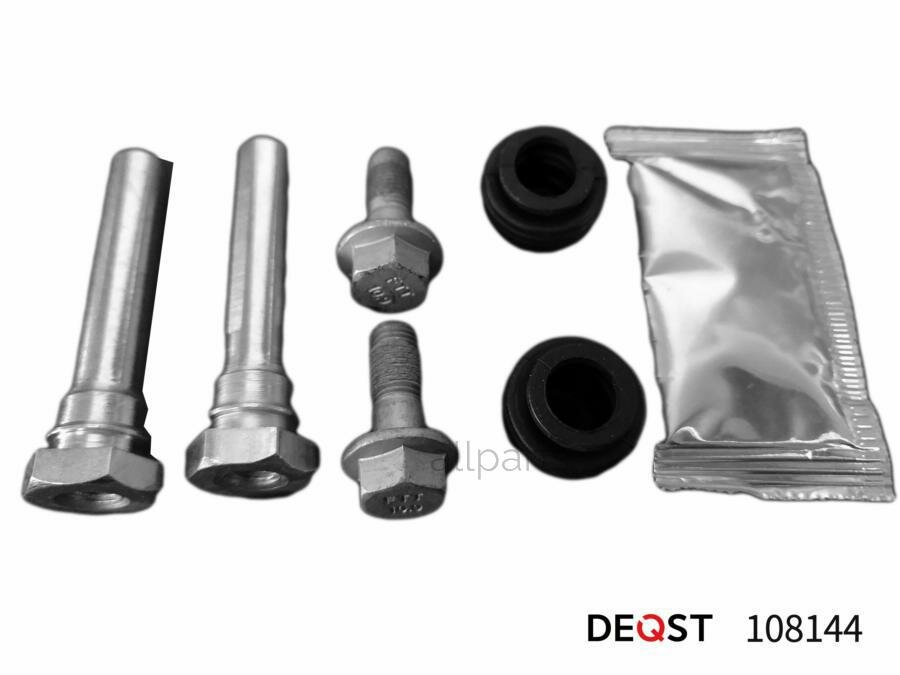 DEQST 108144 Комплект направляющих тормозного суппорта заднего (направляющая O 10 mm, суппорт Nissin). Применяемо