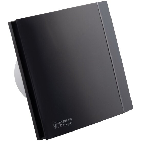 Вентилятор вытяжной Soler&palau Soler & Palau SILENT-100 CZ MATT BLACK DESIGN 4C