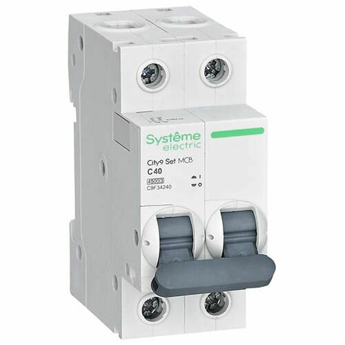 Автомат 2Р 40А C 4,5кА City9 Systeme Electric