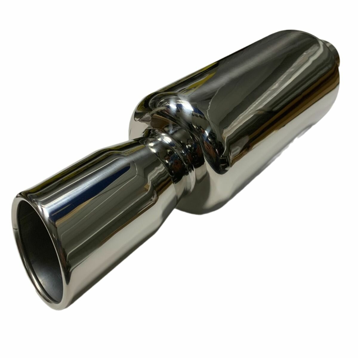 Глушитель прямоточный, спортивный HJ-A0086 (нержавеющая сталь)