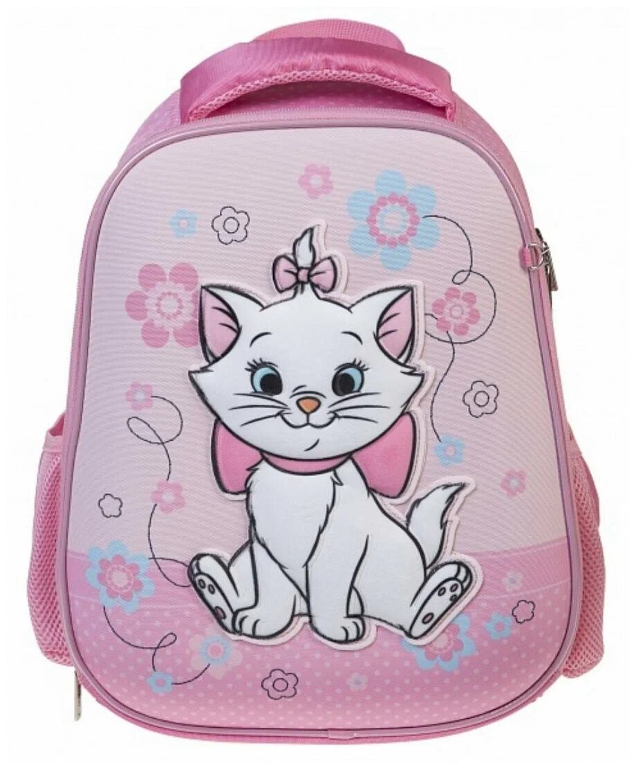 Рюкзак Hatber ERGONOMIC light Кошечка Мари 38Х29Х15см, 2 отделения 2 кармана и 1 потайной