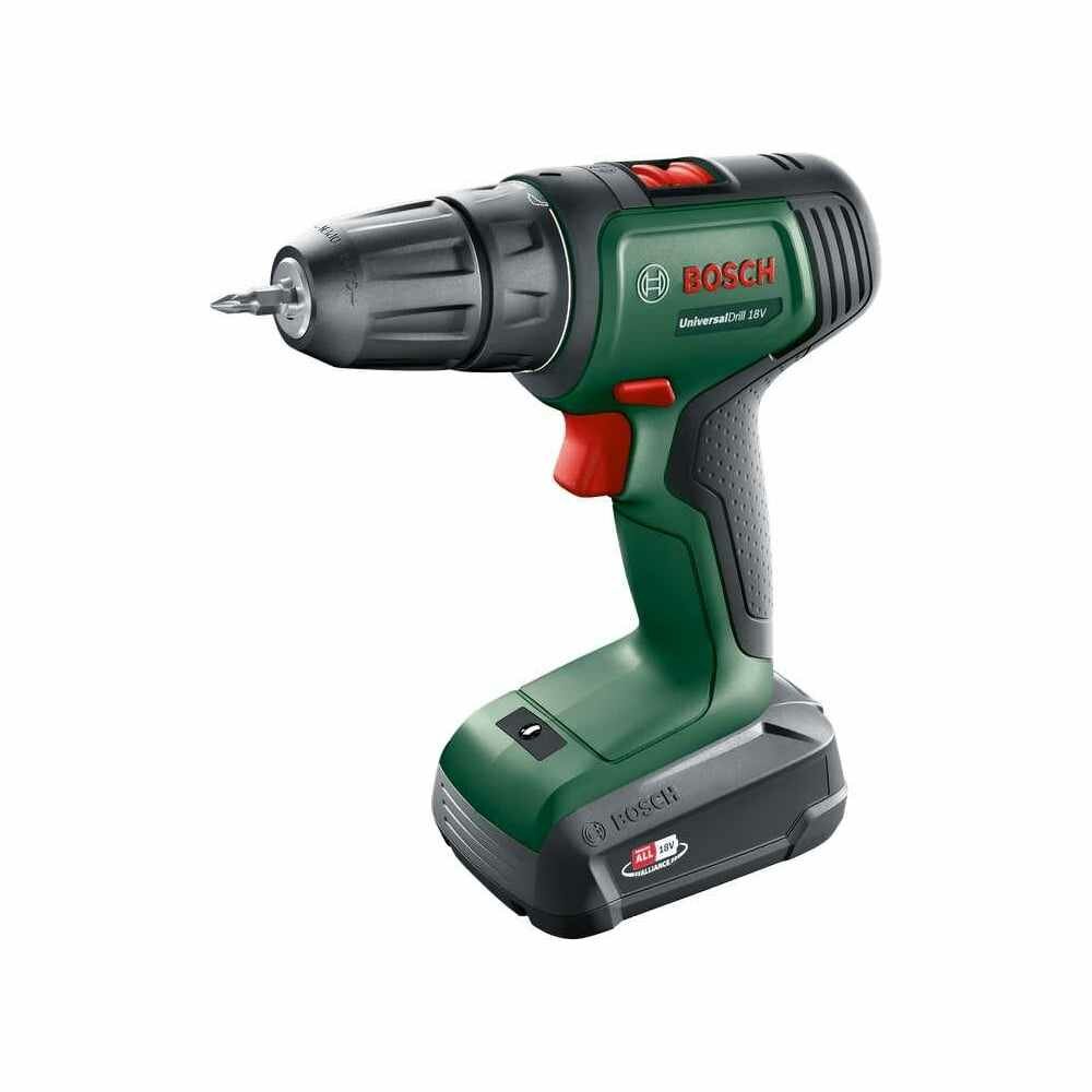 Bosch Акк. дрель-шуруповерт UniversalDrill 18V /1x2,5 Ah/ + AL 18-20 CV 06039D4005