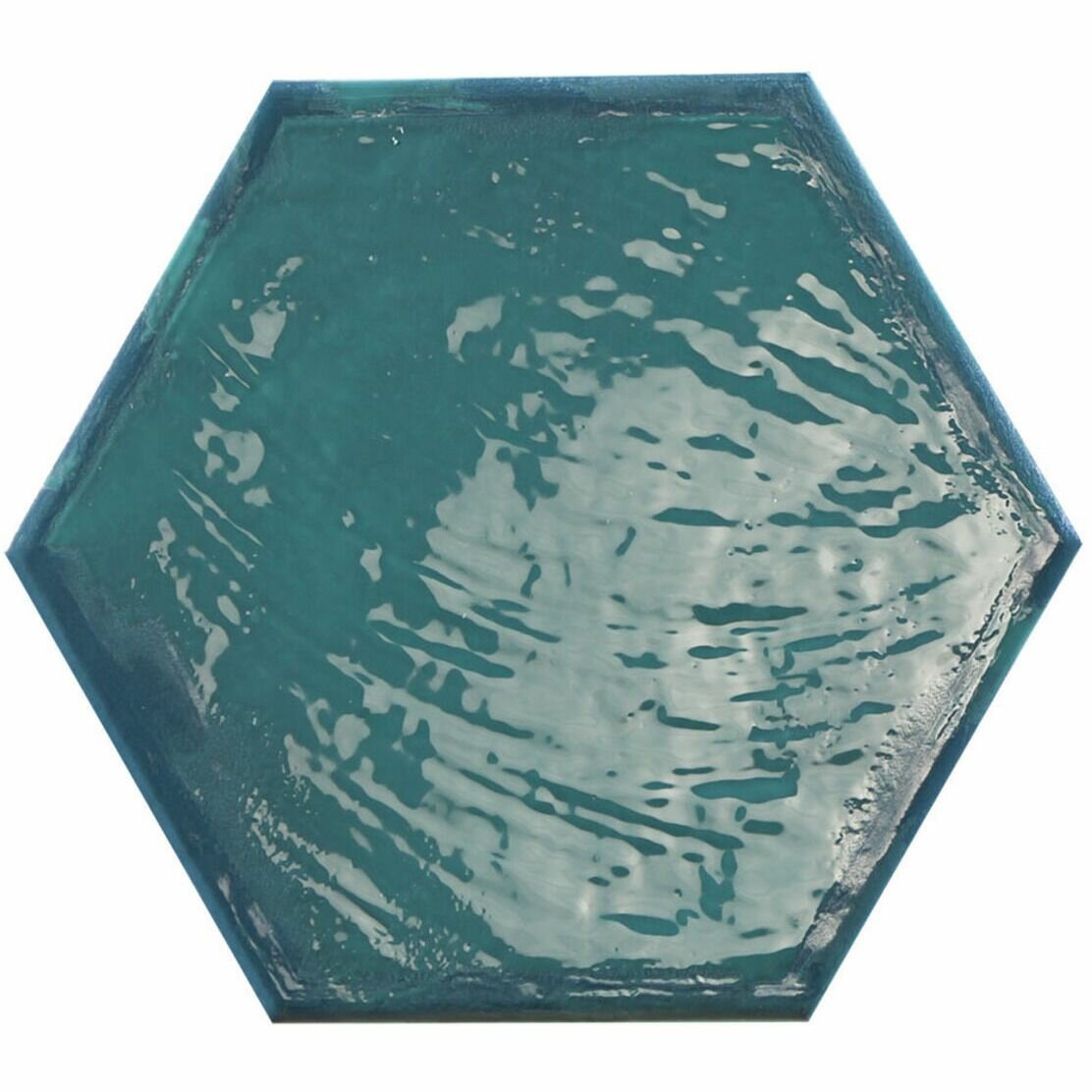 Керамогранит Prissmacer (Приссмасер) Rain Aquamarine Hex 19,8х22,8 см (78803264)