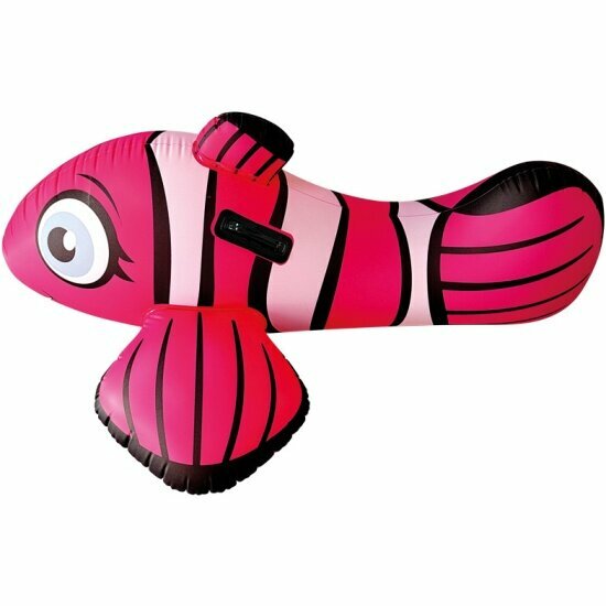 Ecos Игрушка надувная для катания IG-55 Рыба-клоун 115х98х65см