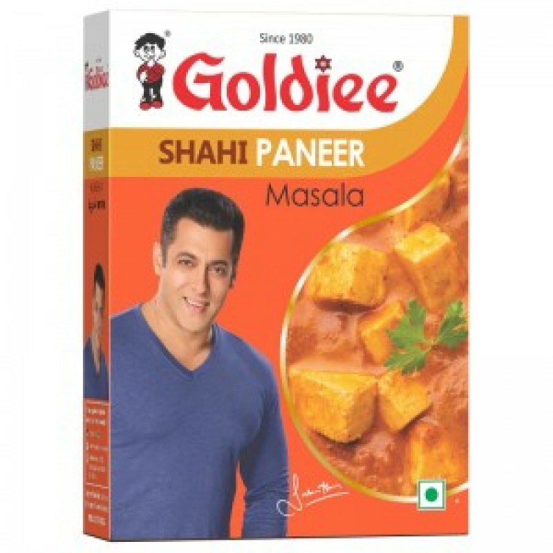 Шахи Панир масала марки Голди (Shahi Paneer masala Goldiee), 100 грамм